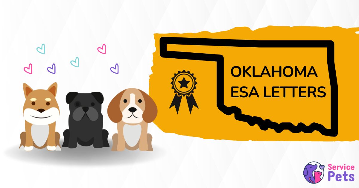 Get Your Oklahoma ESA Letter Online Fast! 95% Approvals!