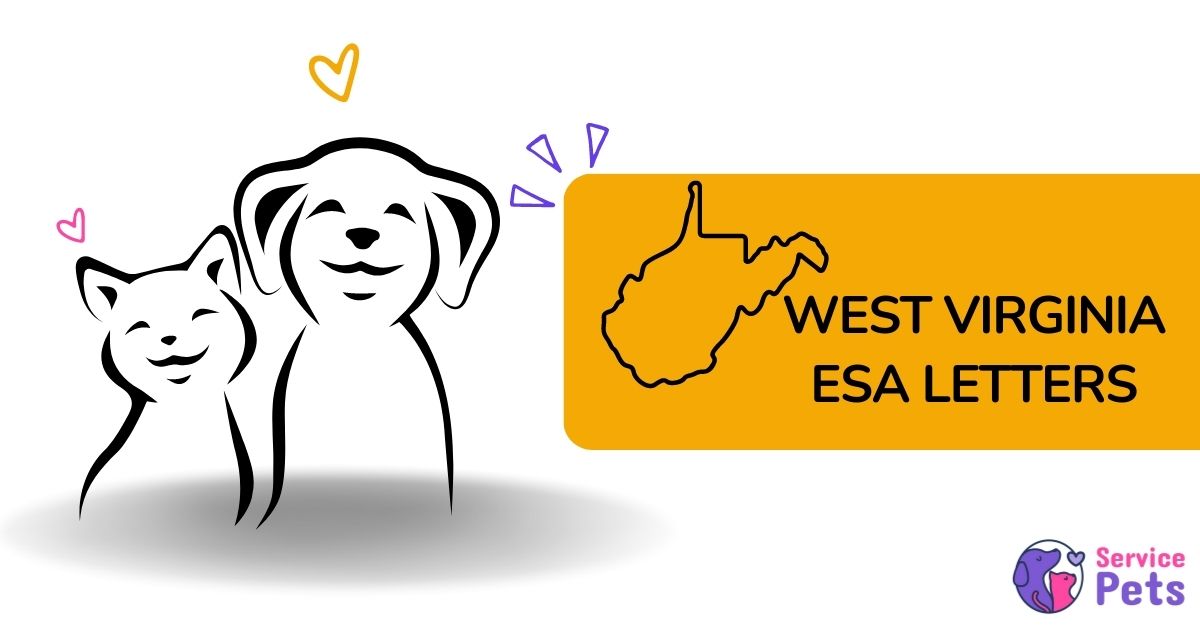 West Virginia ESA Letters, Easy, 95% Same-Day Approvals!
